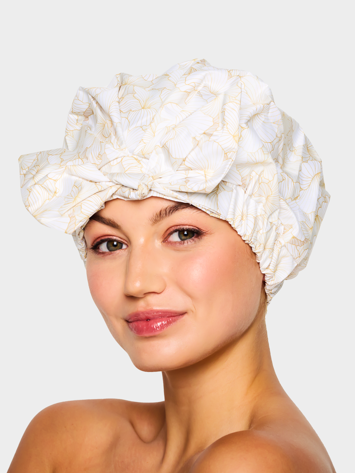 Golden Bloom Shower Cap – Betty Dain Creations