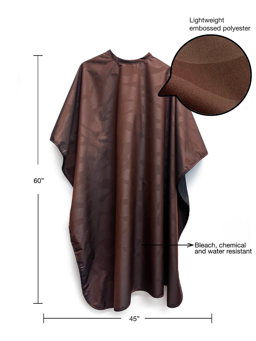 Bleach Proof All Purpose Cape, Lightweight, Snap Closure – Betty Dain ...